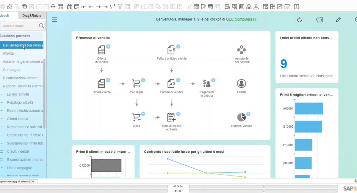 SAP Business One | Efficientare i processi migliorare il business SAP Business One | Efficientare i processi migliorare il business